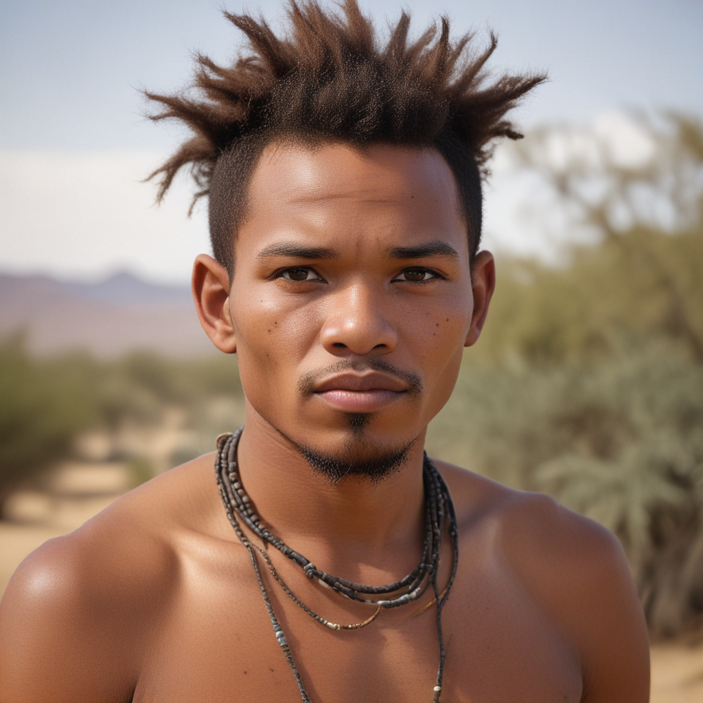khoisan man
