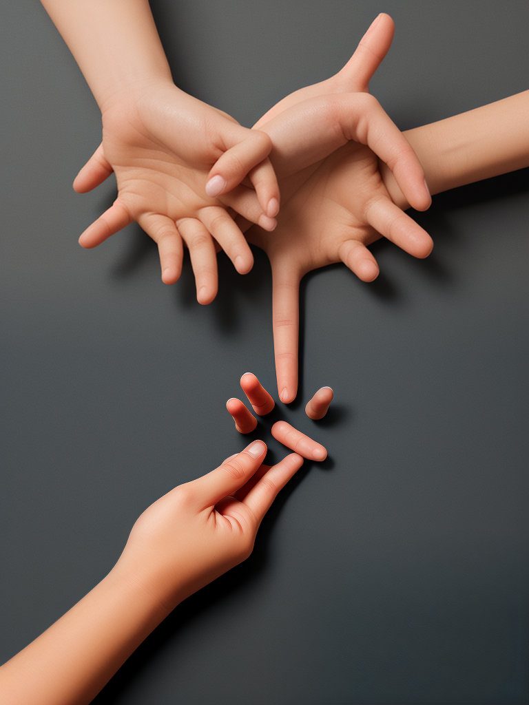 Interconnectedness of Hands Representing Unity and Collaboration in ...