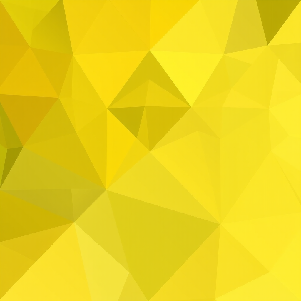 Vibrant Geometric Patterns in Various Shades of Bright Yellow Tones