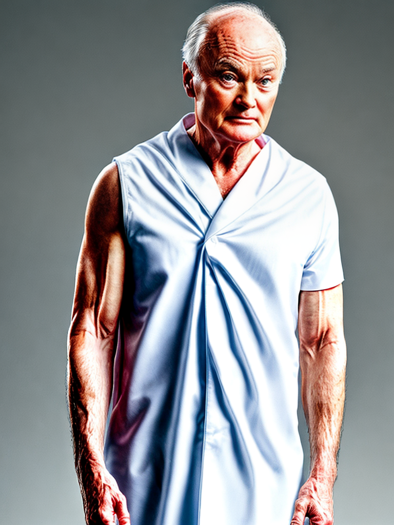 creed bratton in a white gown