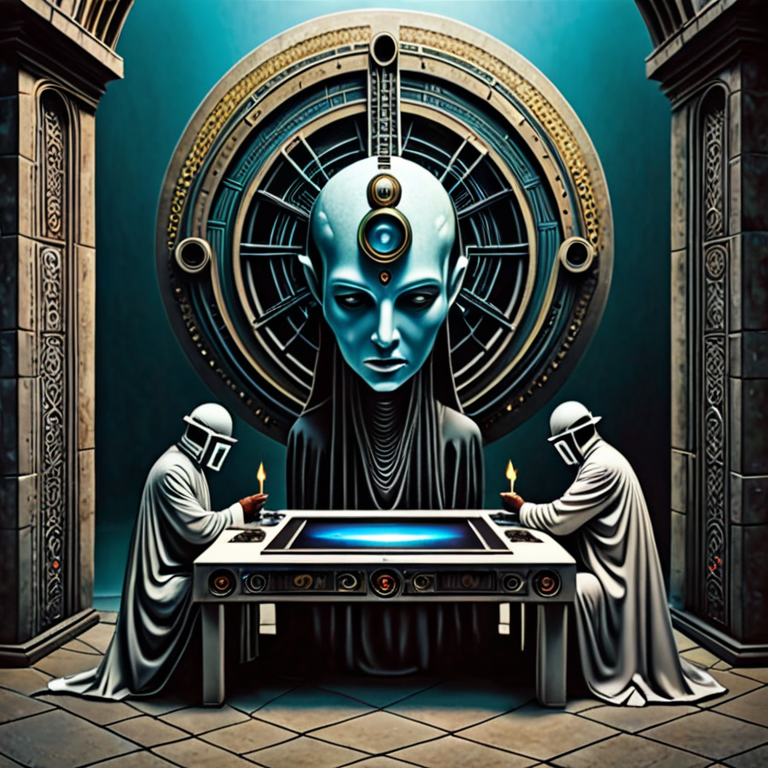 sci fi rituals surreal art