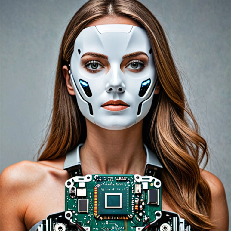 A person in a technology controlled world