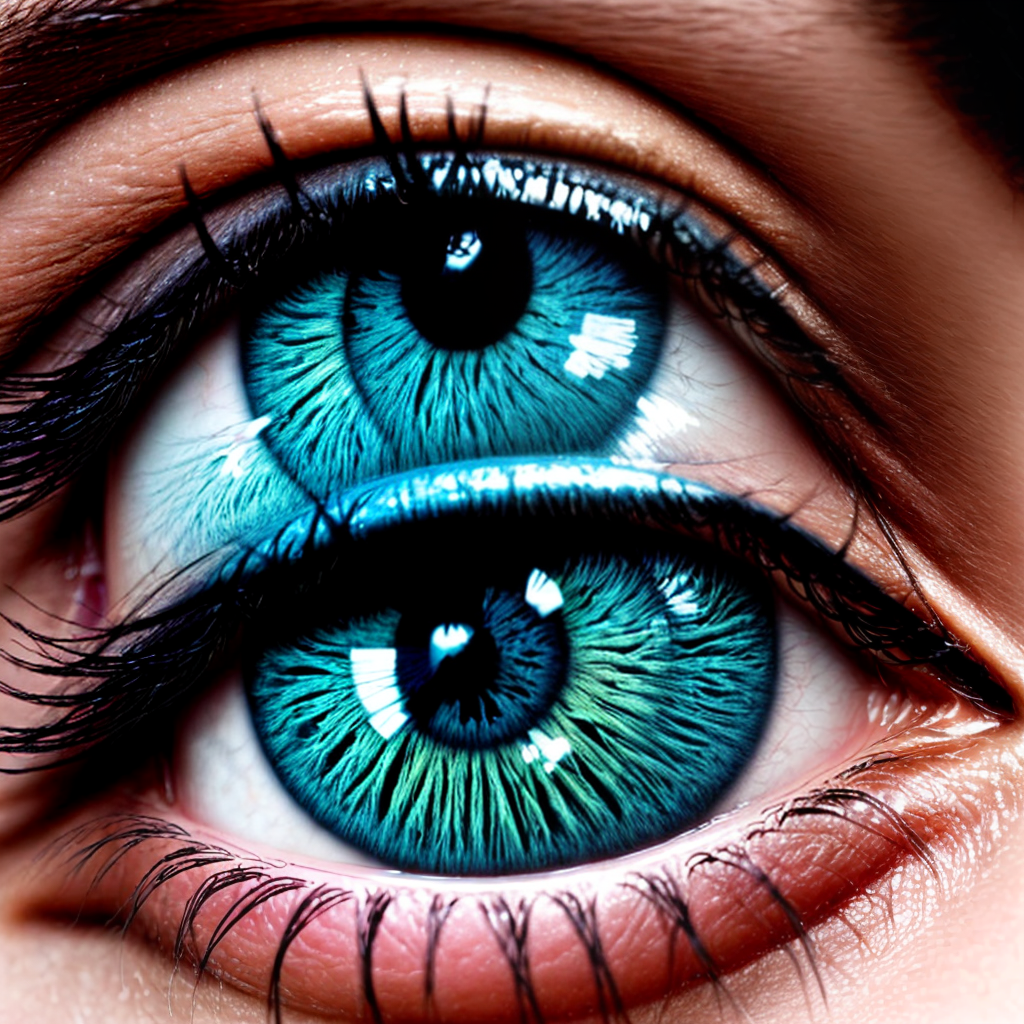 high quality eye closeup