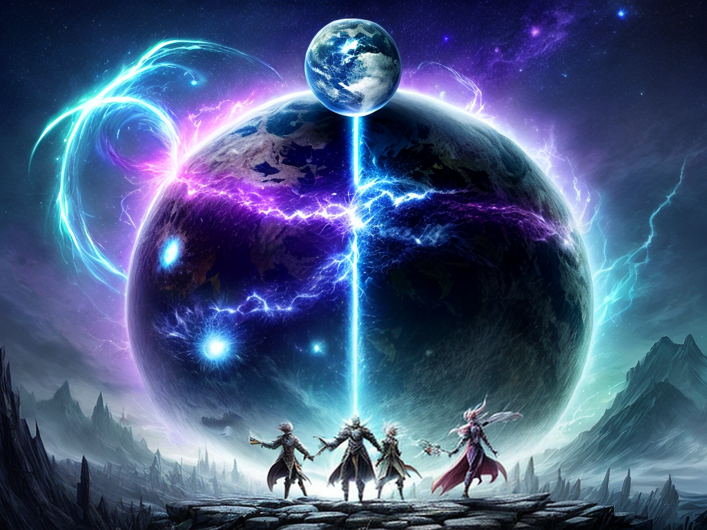 the Ethereal Kingdoms, a celestial rift has suddenly appeared ...