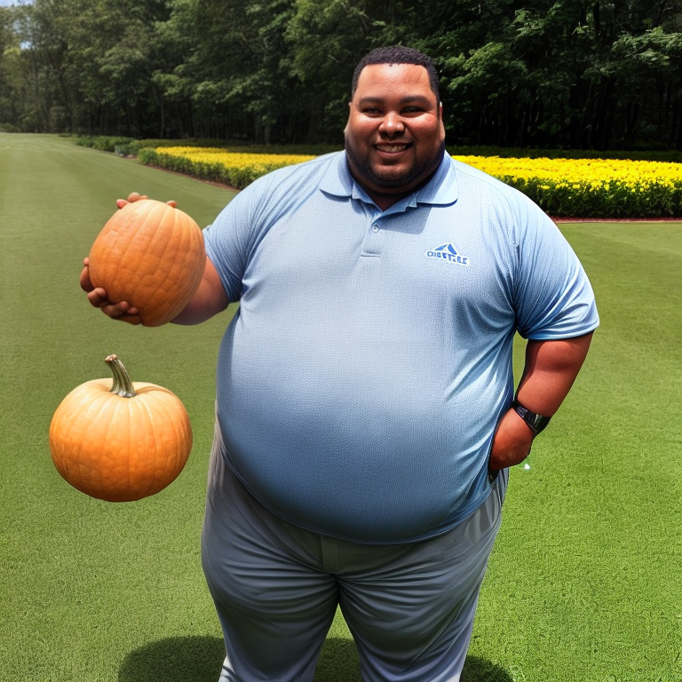 Fat woman squash men