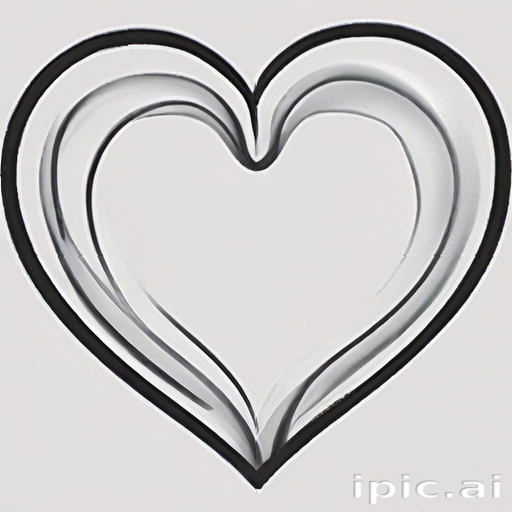 A Beautifully Crafted Heart Shape with Intricate Layered Design in ...