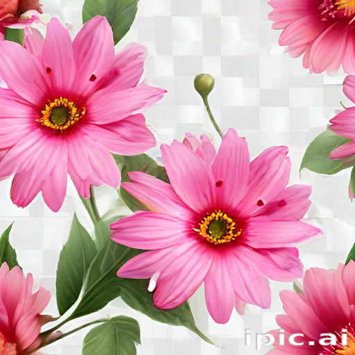 pink flower transparent background