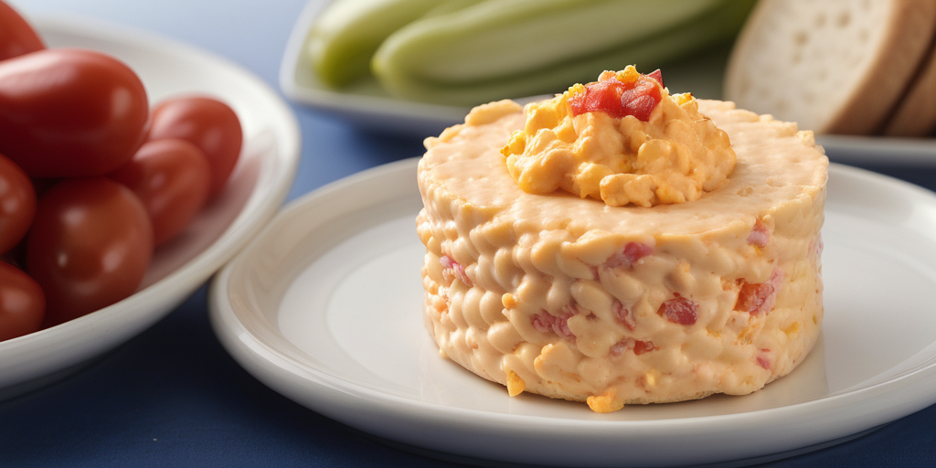 Deliciously Creamy Cheese Spread with Fresh Tomatoes and Crunchy Vegetables