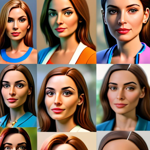 woman cartoon realistic