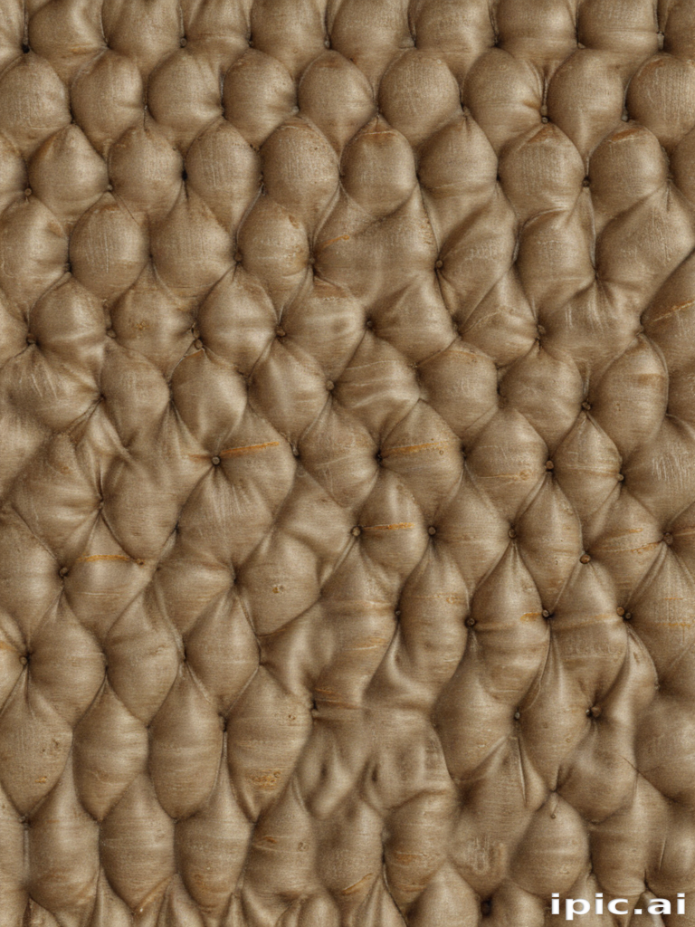 Textured Fabric Background with Soft, Padded, and Button-Tufted Design ...
