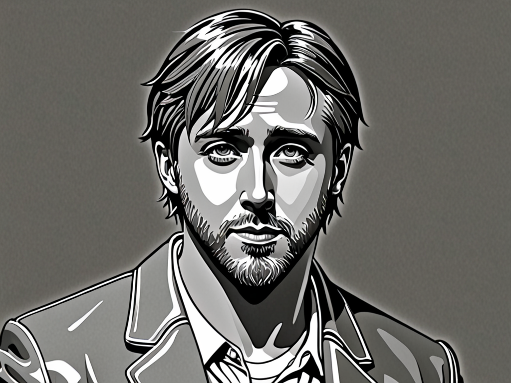 ryan gosling, manga, anime, 2d, ghibli, ghost in a shell, death note ...