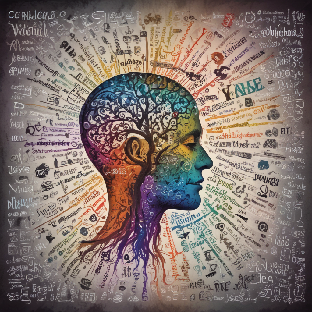 visual culture collage mind map colorful