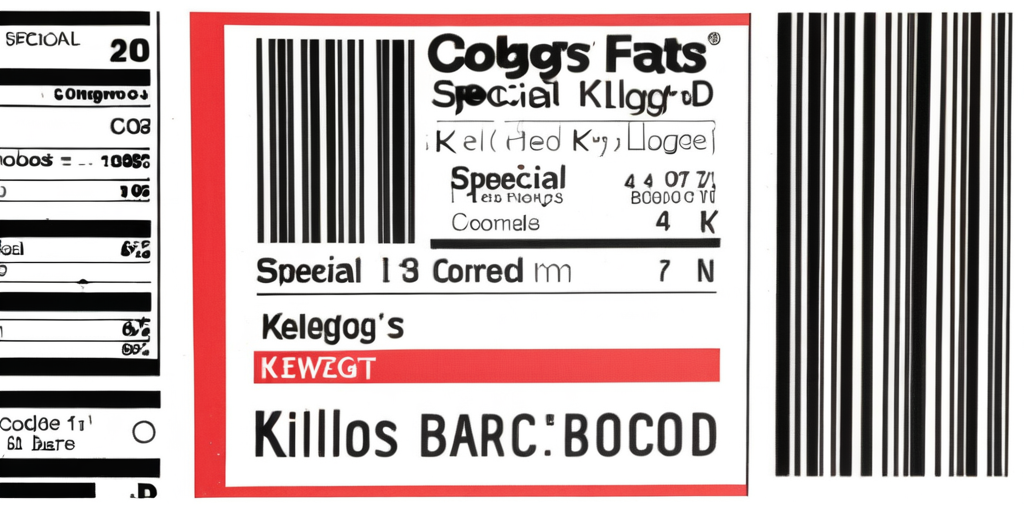 Product Label Featuring Barcode and Details for Cobgg's Fats Special ...