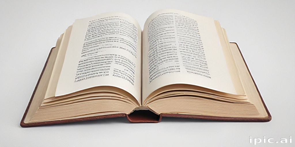 A Thoughtful Exploration of Knowledge Through an Open Book's Pages