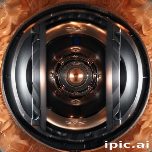 Intricate Close-Up of a High-End Speaker Driver Mechanism and Design