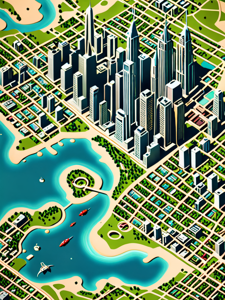 map of alien city