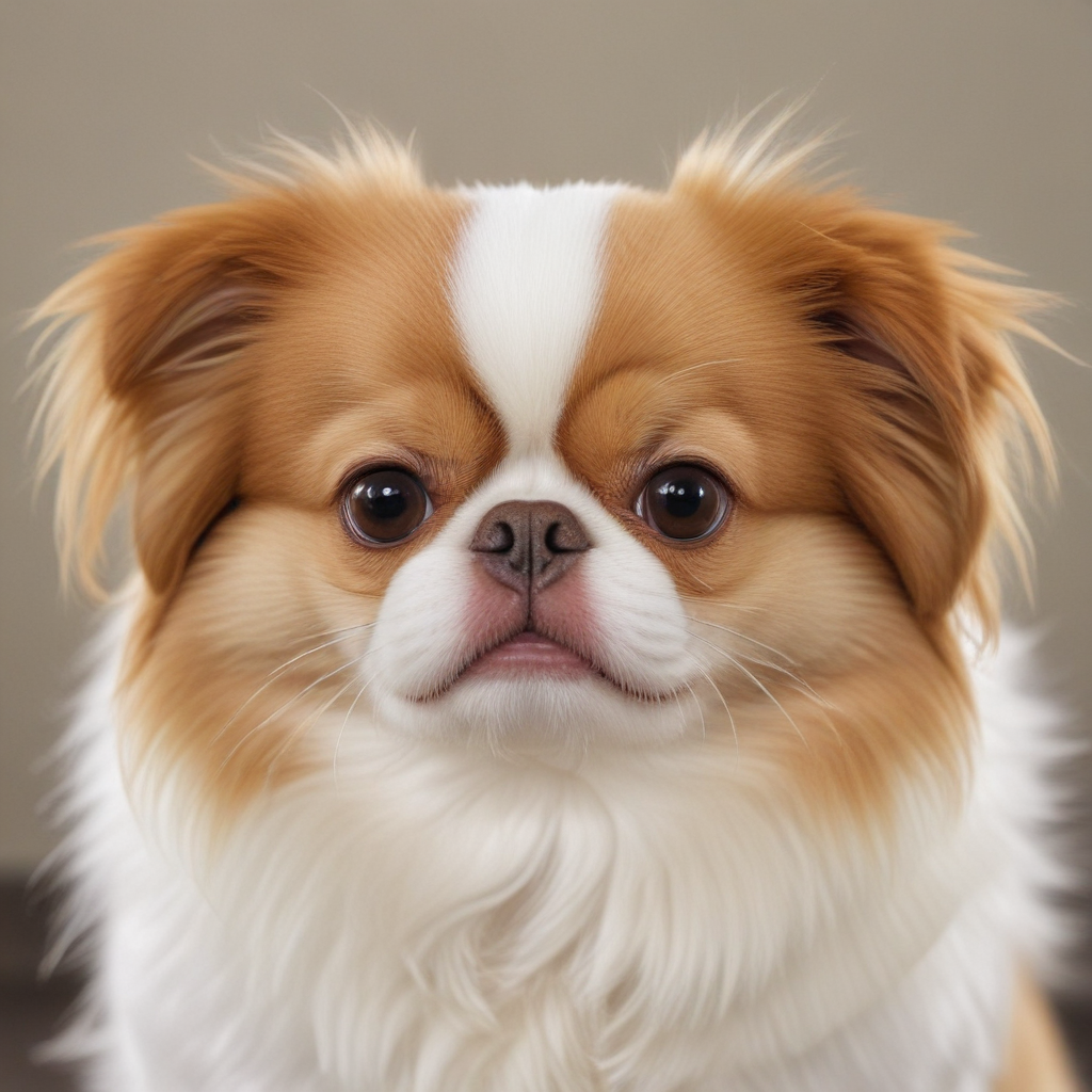 A Cute and Fluffy Dog with Adorable Features and Expressive Eyes.