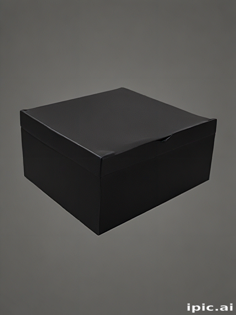 A Simple, Elegant Black Box Perfect for Gift-Giving and Storage Solutions