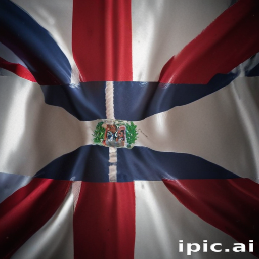 An Artistic Representation of a Flag with Intricate Textures and Colors