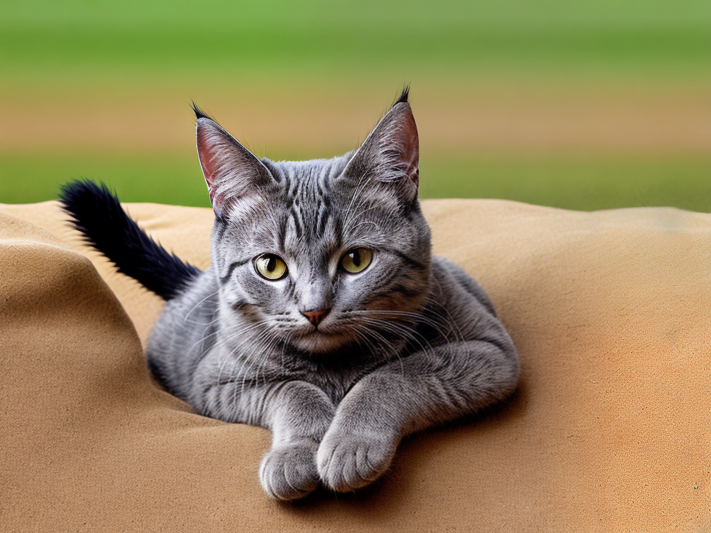 Cat with paws covering ears