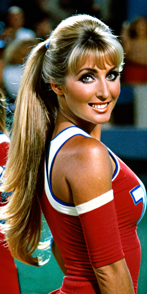 heather thomas ponytail cheerleader