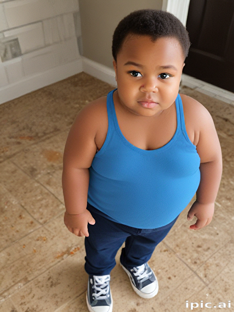 fat black kid