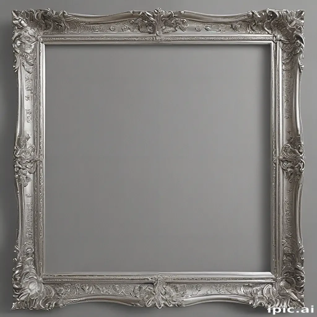 Intricately Designed Silver Frame Perfect for Displaying Cherished ...