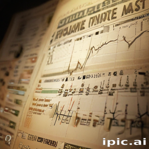 Historical Data Analysis: Insights from Vintage Financial Charts and Graphs