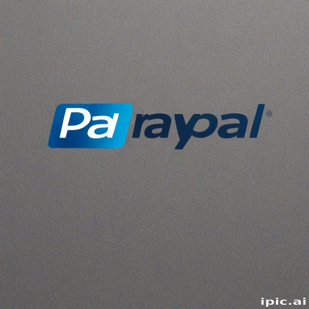 Creative Representation of the PayPal Logo on a Neutral Background