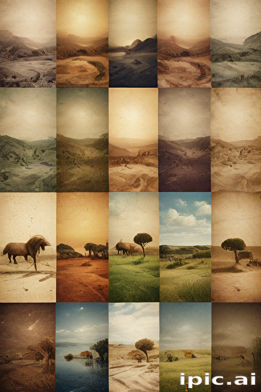 Collage of Serene Landscapes Featuring Diverse Scenery and Wildlife ...