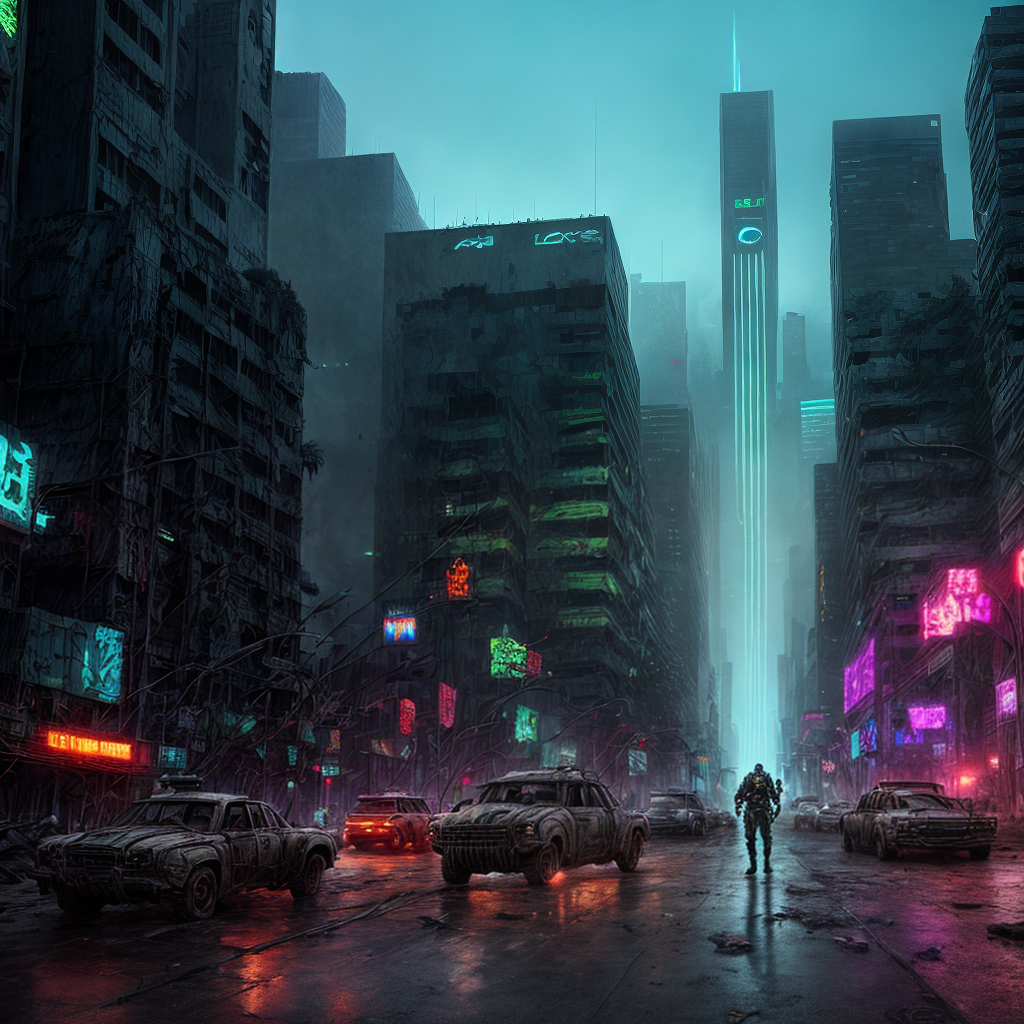 post apocalyptic cyber punk los angeles