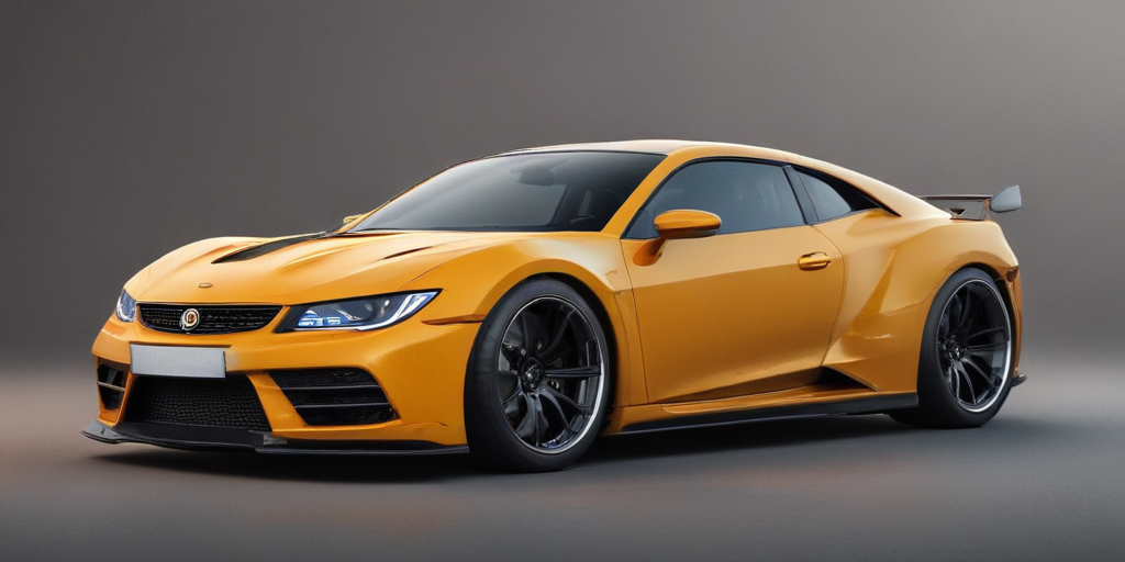 Stunning Orange Sports Car with Sleek Design and Powerful Performance ...