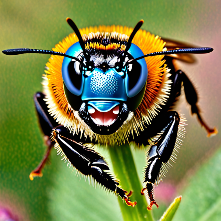 I want the face of a laughing bee