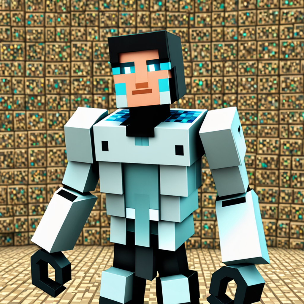 Robo Ice e preto no Minecraft