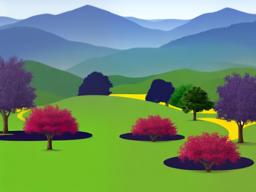 landscape design in English style