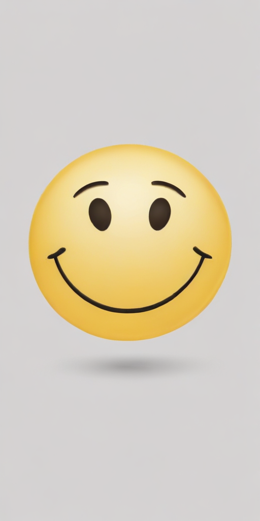 Bright Yellow Smiley Face Emoji Bringing Joy and Happiness to Everyone