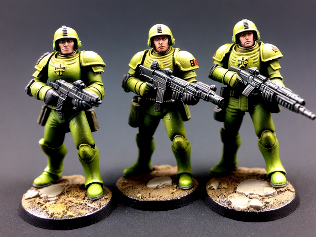 warhammer 40k, female soldier guardsman, imperial guard