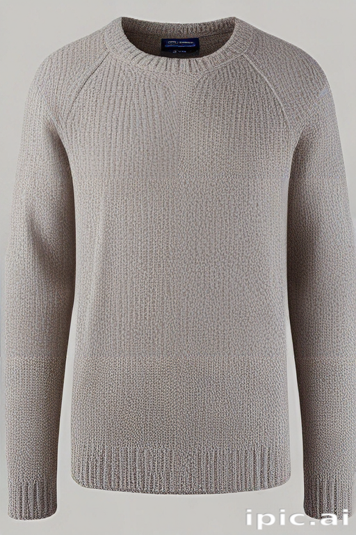 Cozy, Light Beige Knit Sweater Perfect for Casual Fall and Winter Outfits
