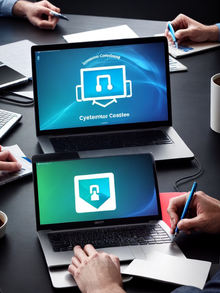 image of a team which helps companies to be cybersafe