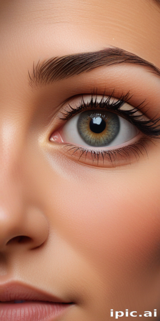 Close-Up Portrait Highlighting a Stunning Eye with Intricate Details