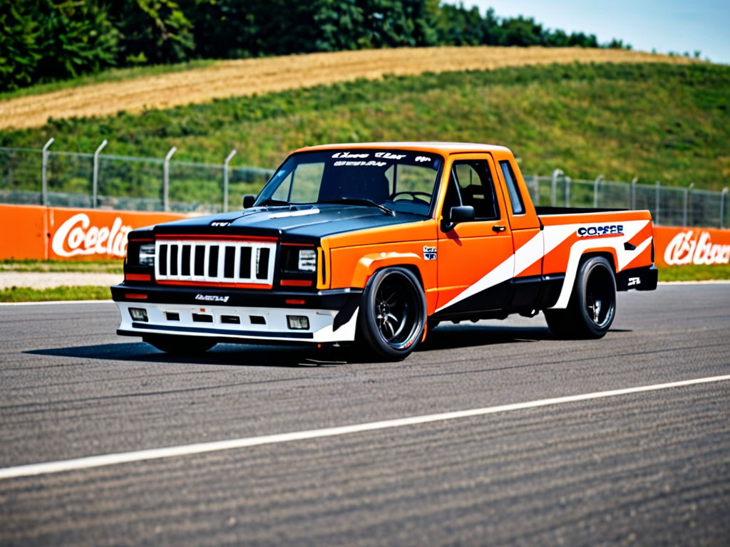 jeep Comanche Wide bodykit SCCA DTM inspired race truck