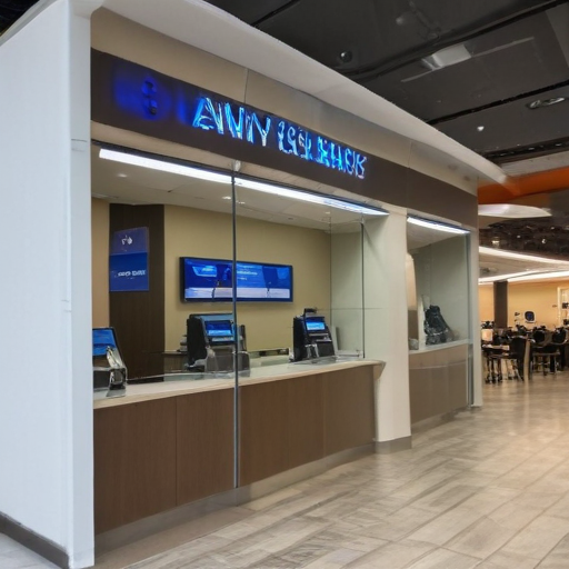 self-service bank branch