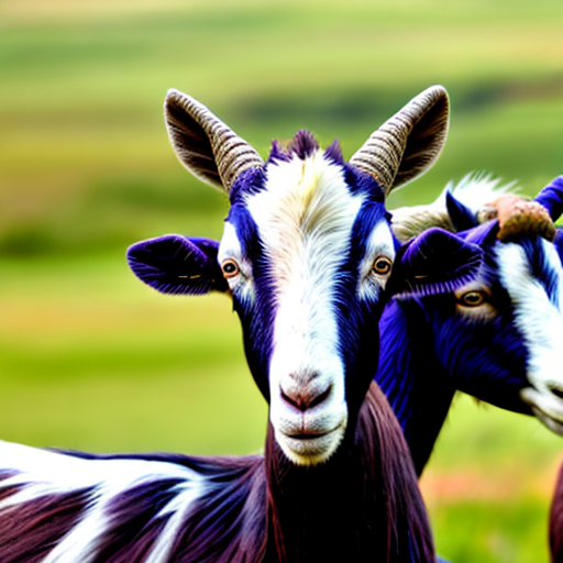 Three heads on one goat