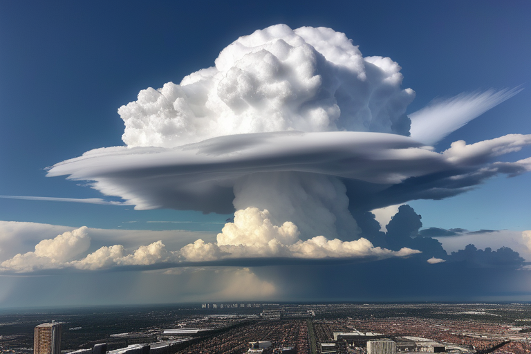 Majestic Pink and Purple Clouds Forming a Dreamy Sky Landscape