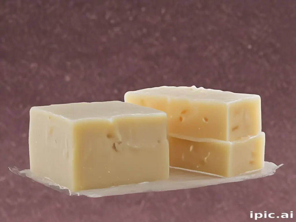 Artisan Soap Bars Displayed on a Soft, Textured Background Surface