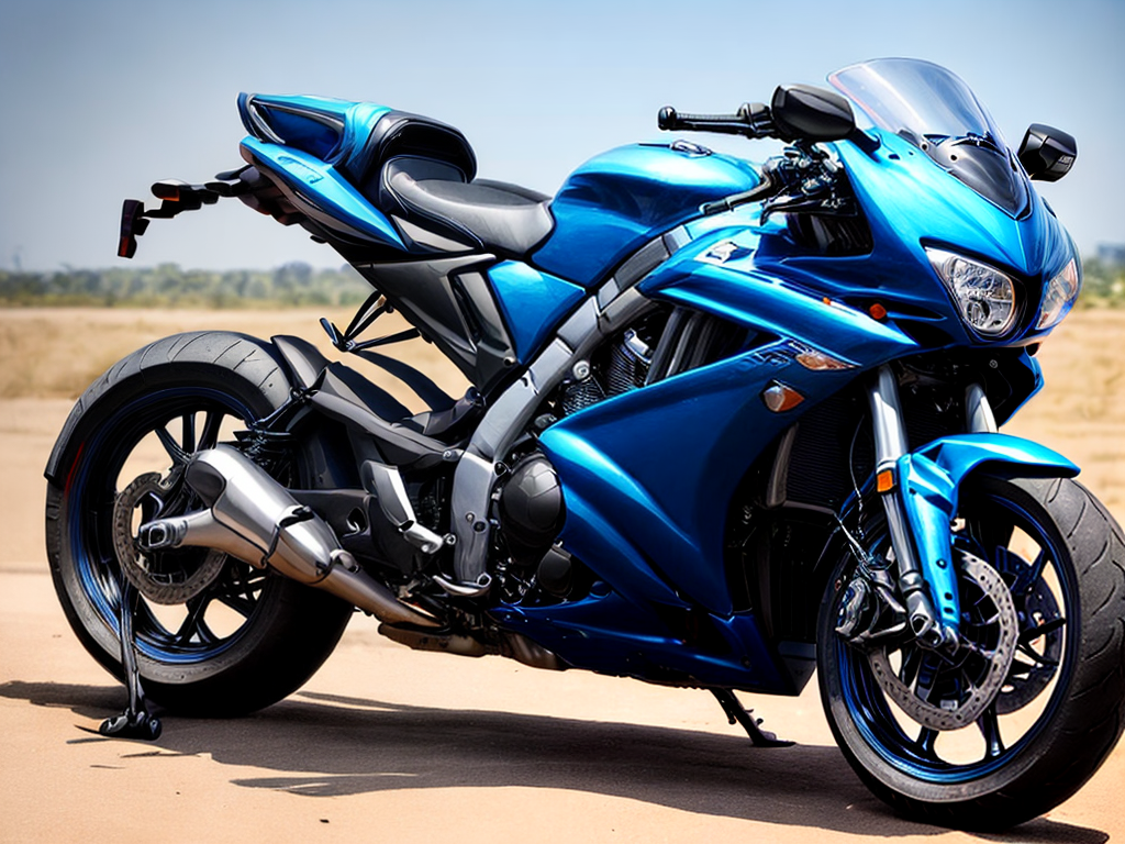 Moto honda hornet pc34 blue motorcyclist