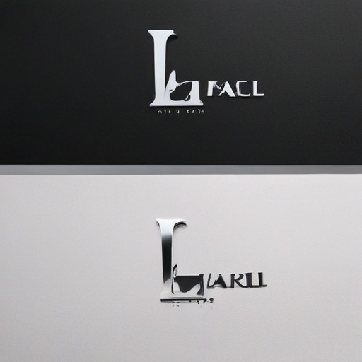 A sleek brand logo using the letter L two times