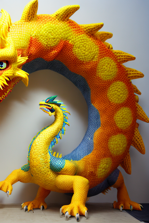 yellow sun dragon