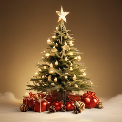 A Beautifully Decorated Christmas Tree Surrounded by Festive Gifts and ...