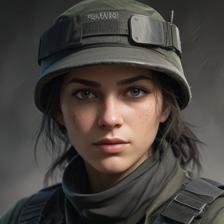 A Rainbow Six Seige operator who is older and has military unfiorm.